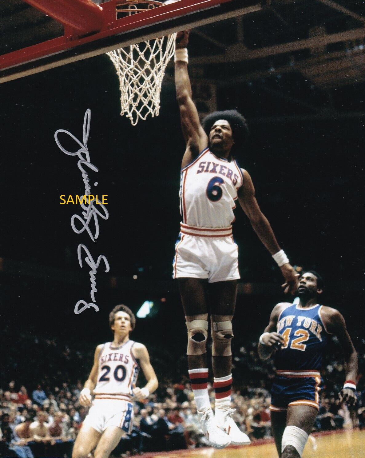 JULIUS ERVING #2 SIGNED AUTOGRAPHED 8X10 REPRINT PHOTO MAN CAVE ...