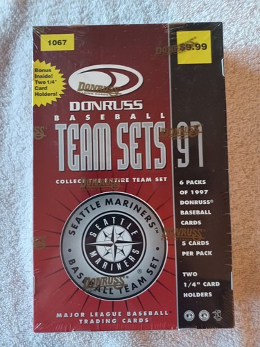 1997 Donruss Team Sets 97 Baseball SEATTLE MARINERS 6 Pack Factory ...