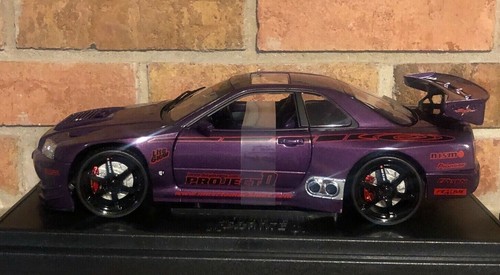2000 NISSAN SKYLINE GTR 1:18 SS TUNER MUSCLE MACHINES PURPLE | eBay