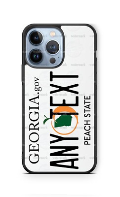 Georgia Customized License Plate Phone Case for iPhone Samsung Google ...