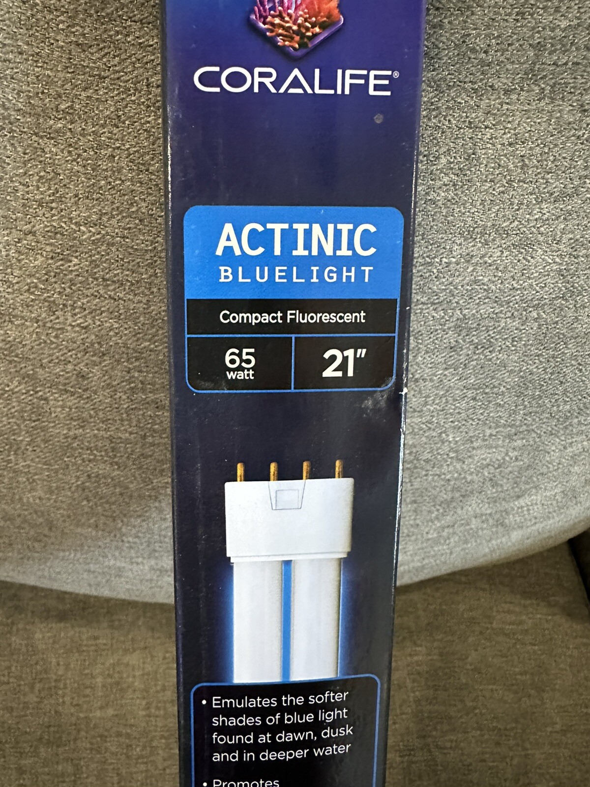 Coralife Actinic Bluelight 21” (Staright Pin Base) | eBay