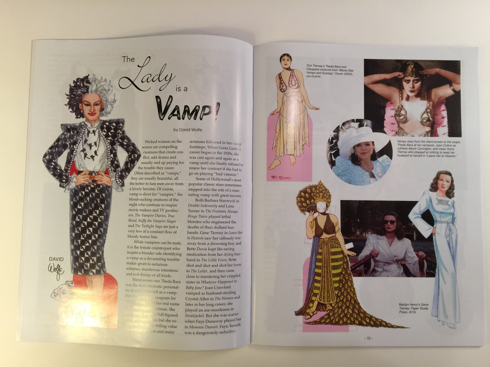 Paper Doll Studio Magazine Issue #118 "VAMPS & VILLAINS" from 2017 | eBay