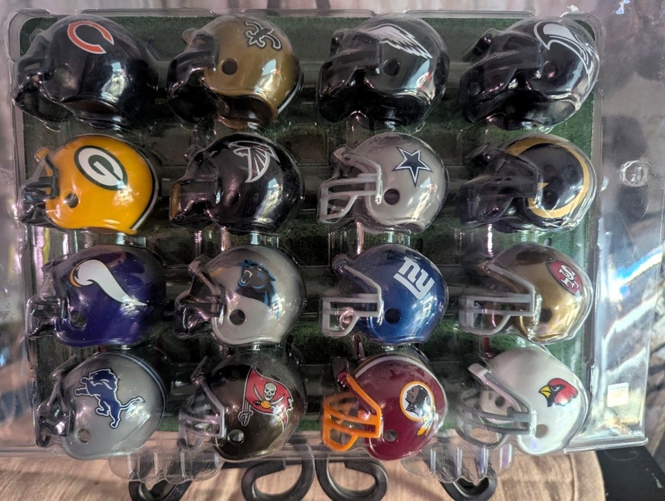 NFL Lot of 32 – Mini Helmet Tracker Set – In Sealed Clamshell 2025 | eBay