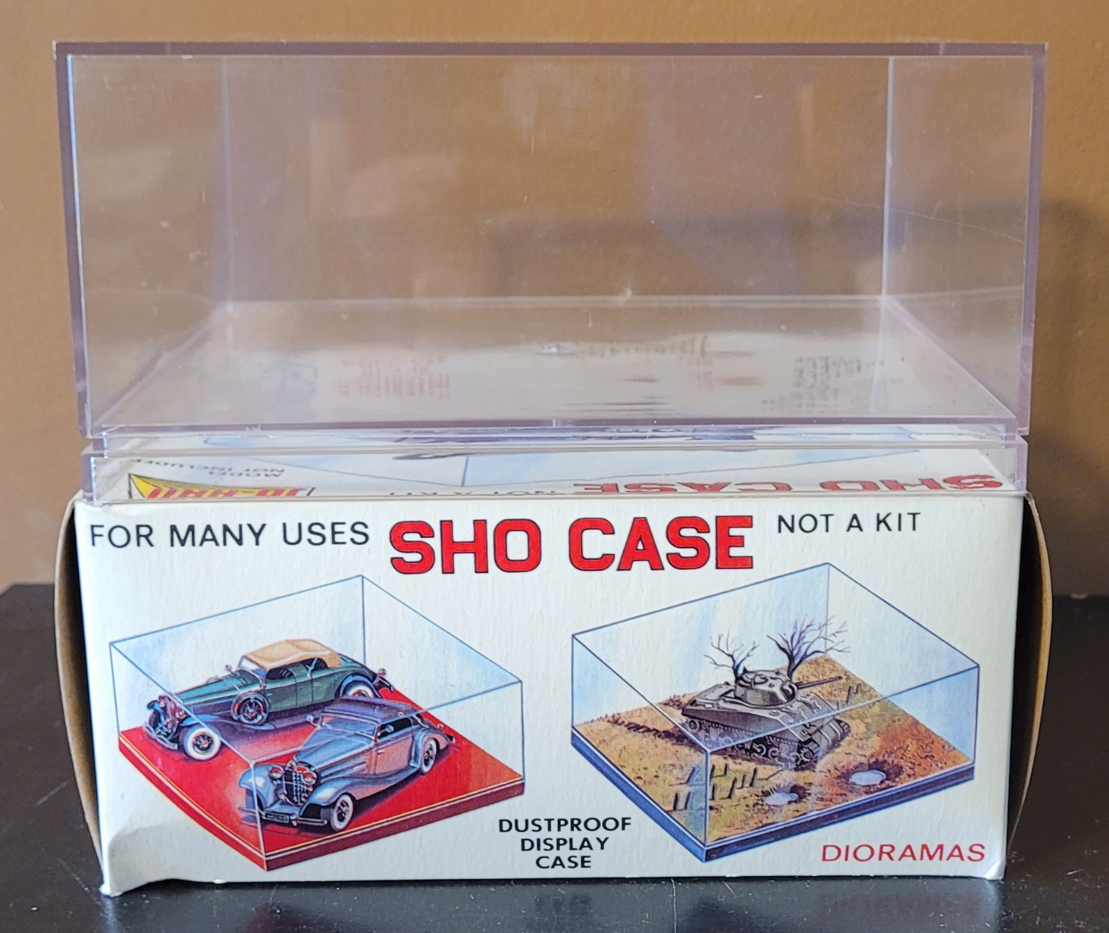 JO-HAN SHO CASE 1/72 SCALE MODEL CLEAR ACRYLIC STACKABLE DISPLAY CASE - NOS