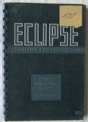 Eclipse Production End Cutting Tools Catalog 1948 | eBay