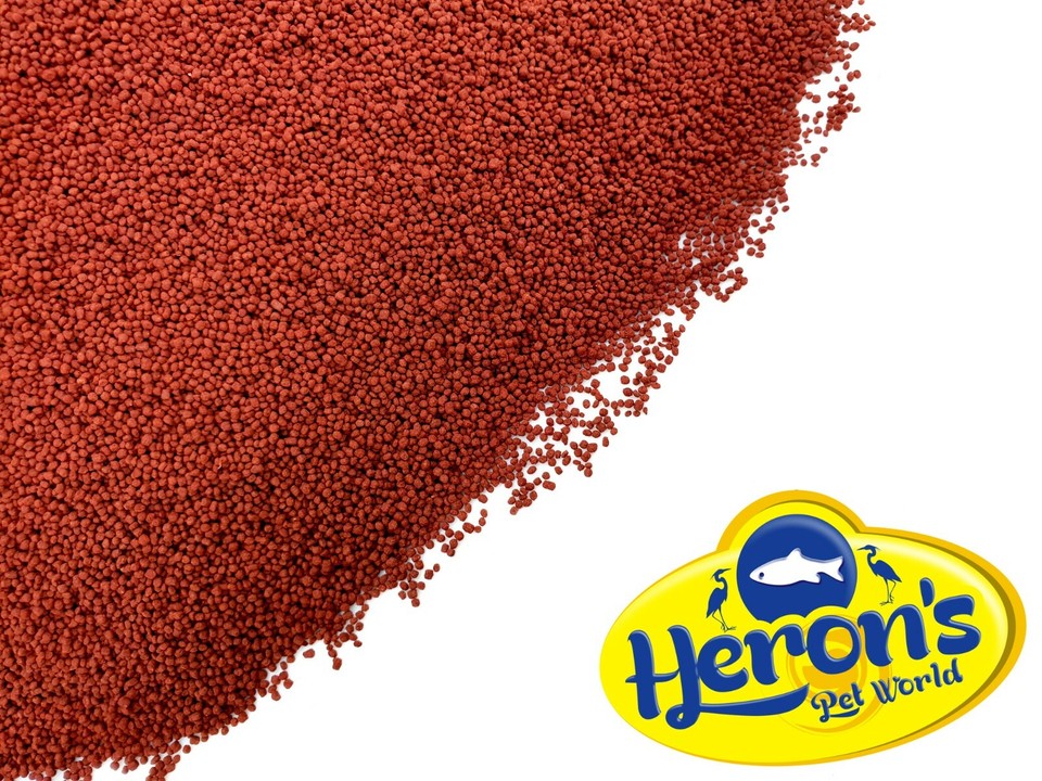HERONS Betta Pellets TROPICAL FISH FOOD Floating, Colour enhancing ...