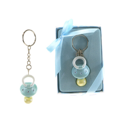 Mega Favors - Baby Boy Pacifier Poly Resin Key Chain - Blue, 12PCS | eBay