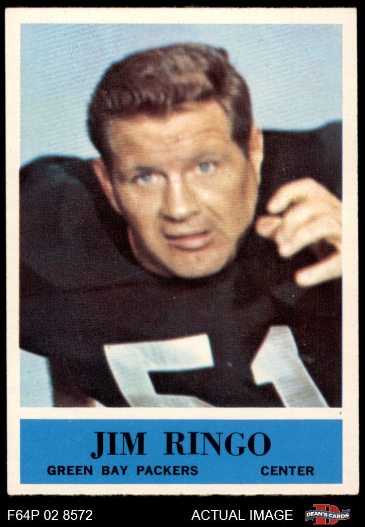 1964 Philadelphia #78 Jim Ringo Packers / Eagles HOF Syr 7.5 - NM+ F64P ...