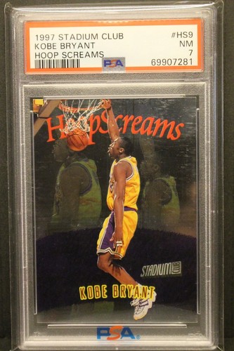 1997 Stadium Club Kobe Bryant #HS9 Hoop Screams PSA 7 | eBay
