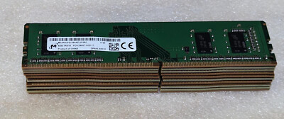 Lot of 10x Micron 4GB 1RX16 PC4-2400T DDR4 Desktop Memory (Total 40GB ...
