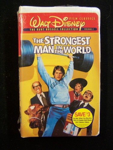 Disney THE STRONGEST MAN IN THE WORLD VHS SEALED | eBay