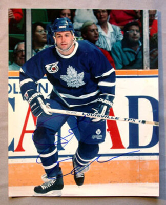 NHL Toronto Maple Leafs Dave Ellett Signed Hockey Photo 8x10 LOA | eBay