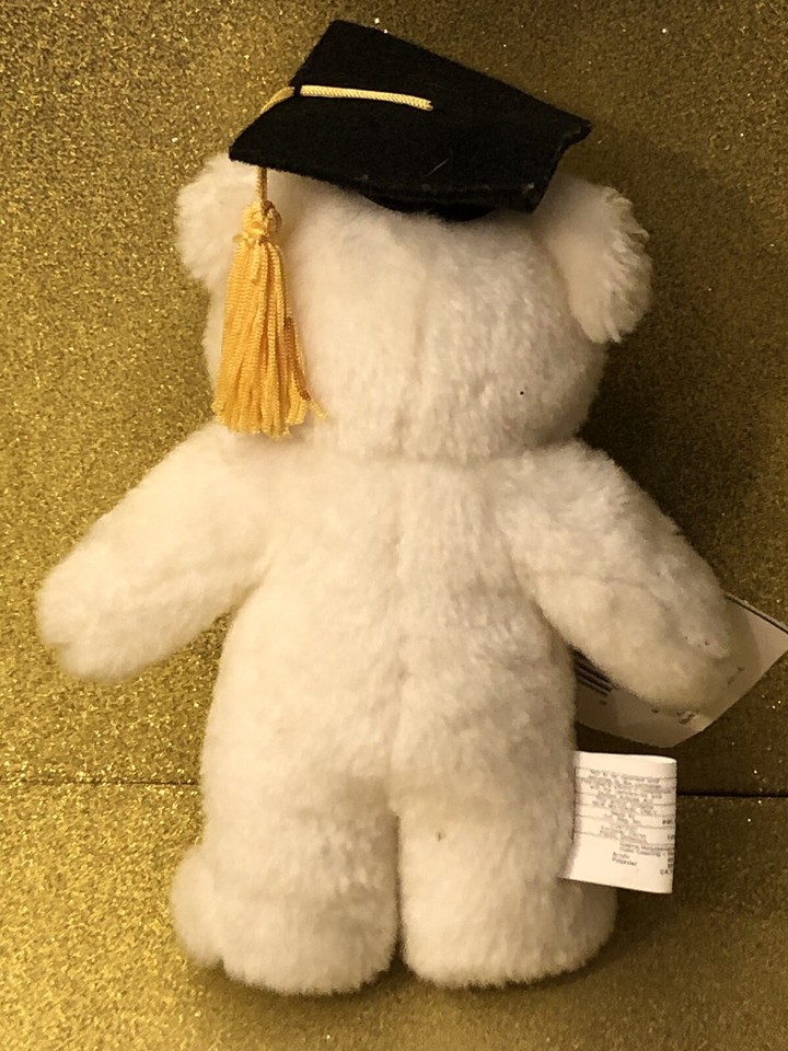 Graduation White Plush Bear Standing Money Presenter 9” Tall~ Hallmark ...