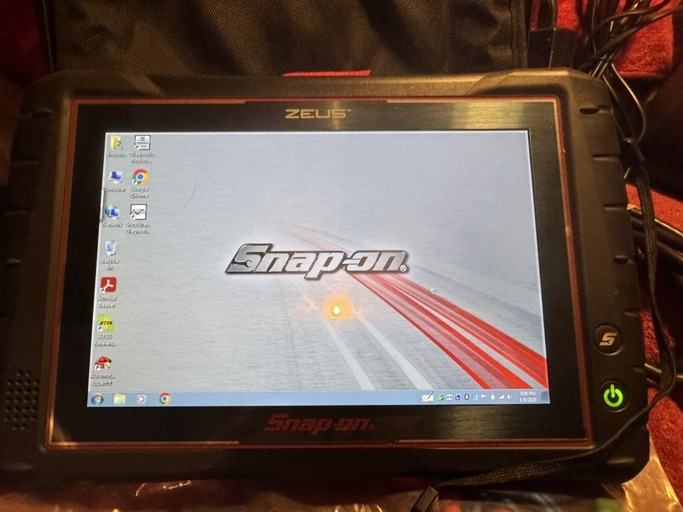 SNAP ON ZEUS SCANNER 24.4 SNAPON AUTOMOTIVE DIAGNOSTIC EEMS342A TOOL ...