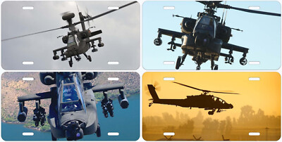 Helicopter Apache Novelty Car License Plate | eBay