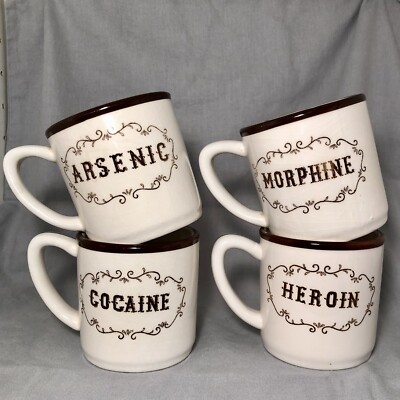 Dark Humor || Mid Century || Vintage Drug Mugs || EXTREMELY RARE! | eBay