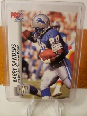1992 Barry Sanders Pro Set Gold MVP's #MVP19 🔥 🔥 | eBay