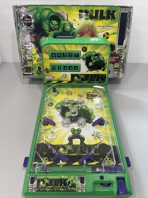 2003 MARVEL "THE INCREDIBLE HULK" ELECTRONIC PINBALL MACHINE RARE | eBay