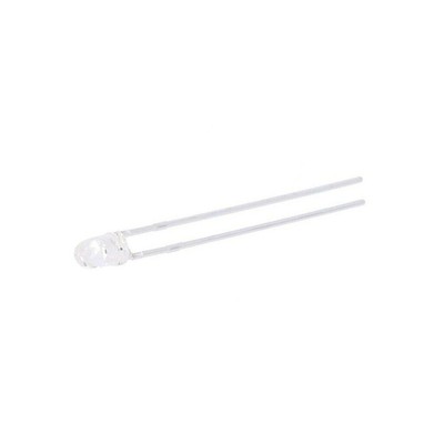 5 x LED L-934CGCK 3 mm verde 200-500 mcd 30° anteriore: bombato n ...