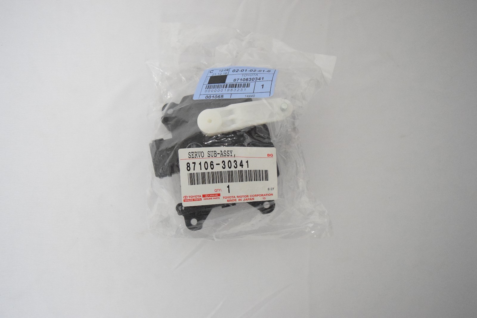 TOYOTA LEXUS GENUINE OEM DAMPER SERVO SUB ASSEMBLY AIR MIX MOTOR 87106 ...