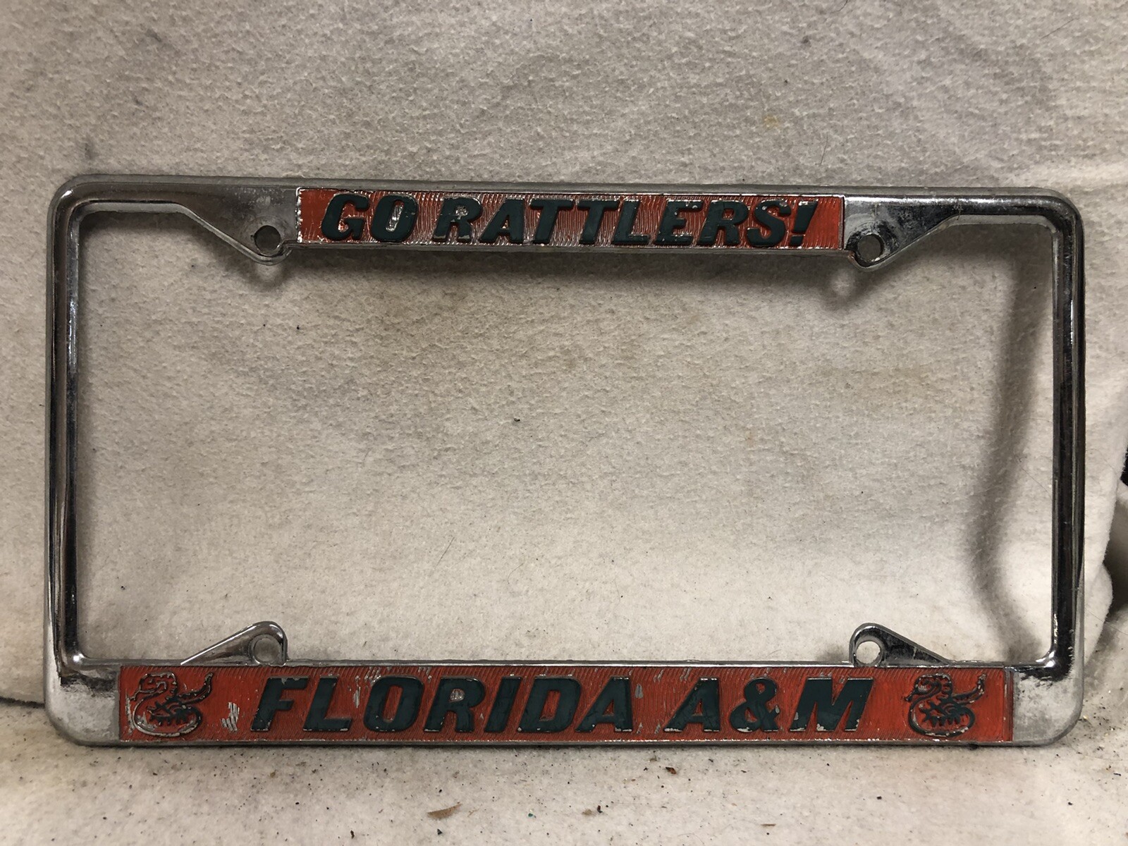 Go Rattlers Florida A&M License Plate Frame | eBay