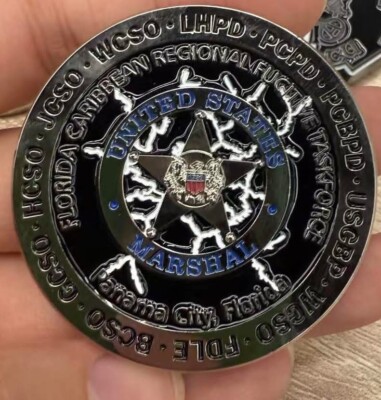 U.S. Marshals Florida Caribbean Regional task force Challenge Coin | eBay