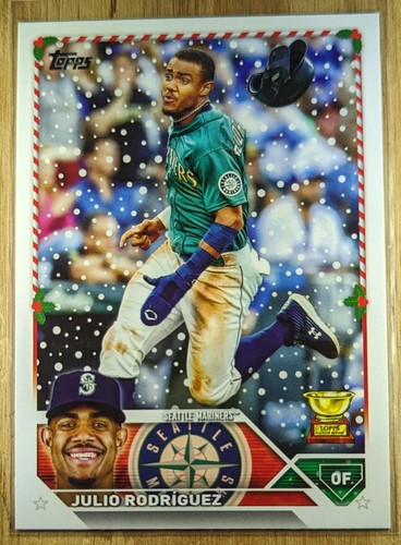 2023 Julio Rodriguez Topps Holiday #H26 Gold Cup MLB Seattle Mariners ...