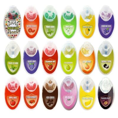 500pcs Mixed Fruity Ice Mint Aroma Balls Smear to enhance cigarette ...