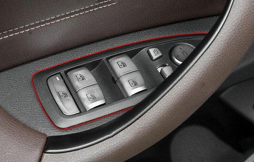 For BMW X1 F48 2016-2021 ABS Carbon Fiber Car Door Window Switch Lift ...