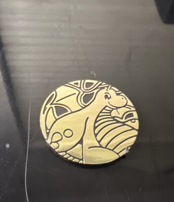Drednaw Silver Cracked Ice Official Pokemon Coin + Dragonite | eBay