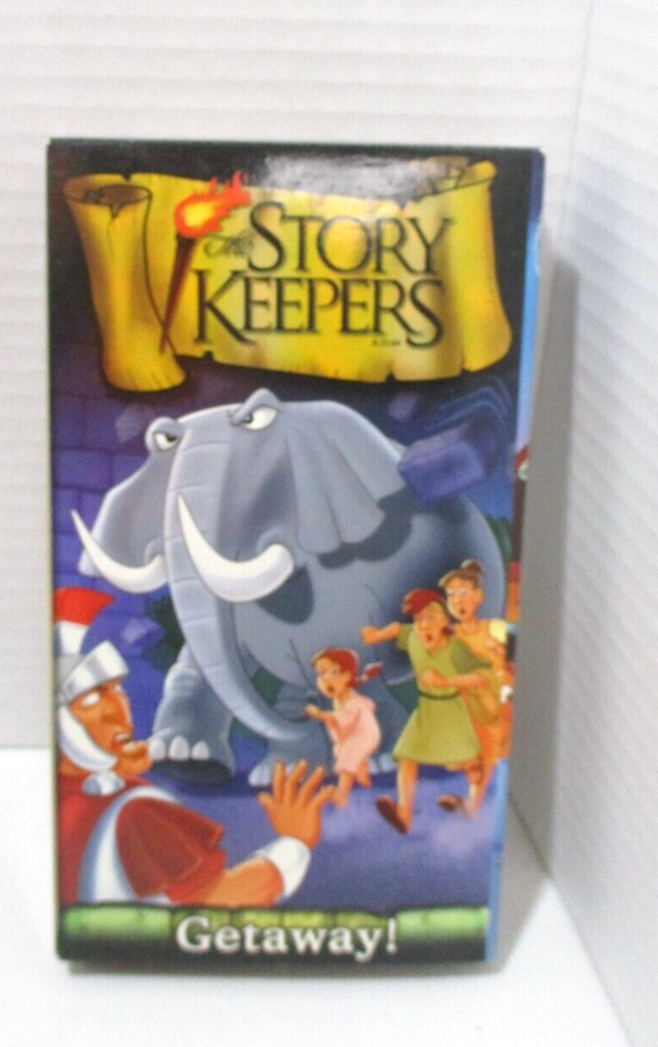Zonderkidz Story Keepers VHS Tapes Christian Bible Animated Stories VBS ...