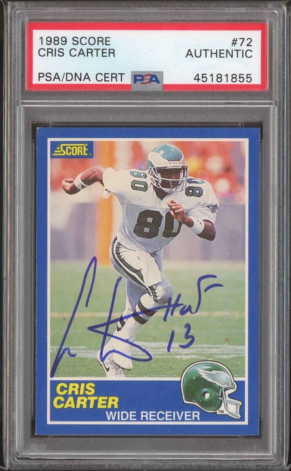 Cris Carter Autographed Memorabilia | Signed Photo, Jersey ...