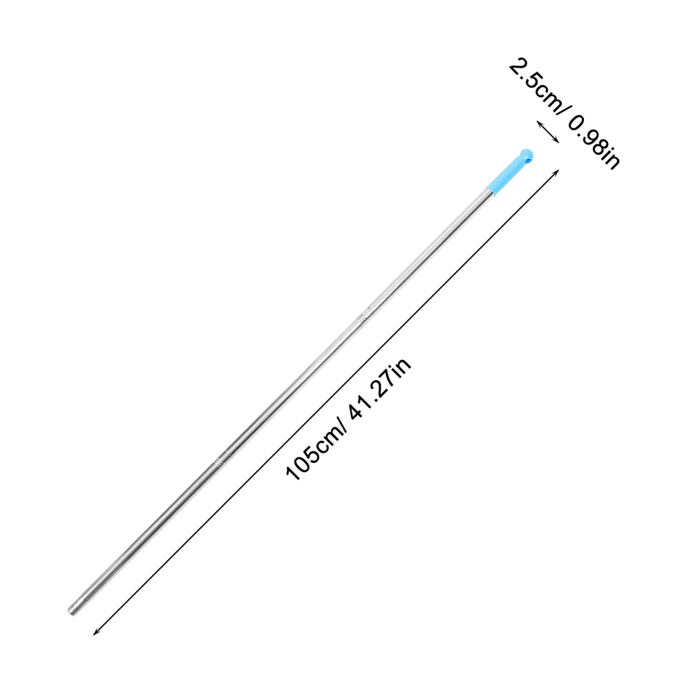 Broom Handle Metal Connecting Rod Broom Dustpan Accessory Broom Stick ...