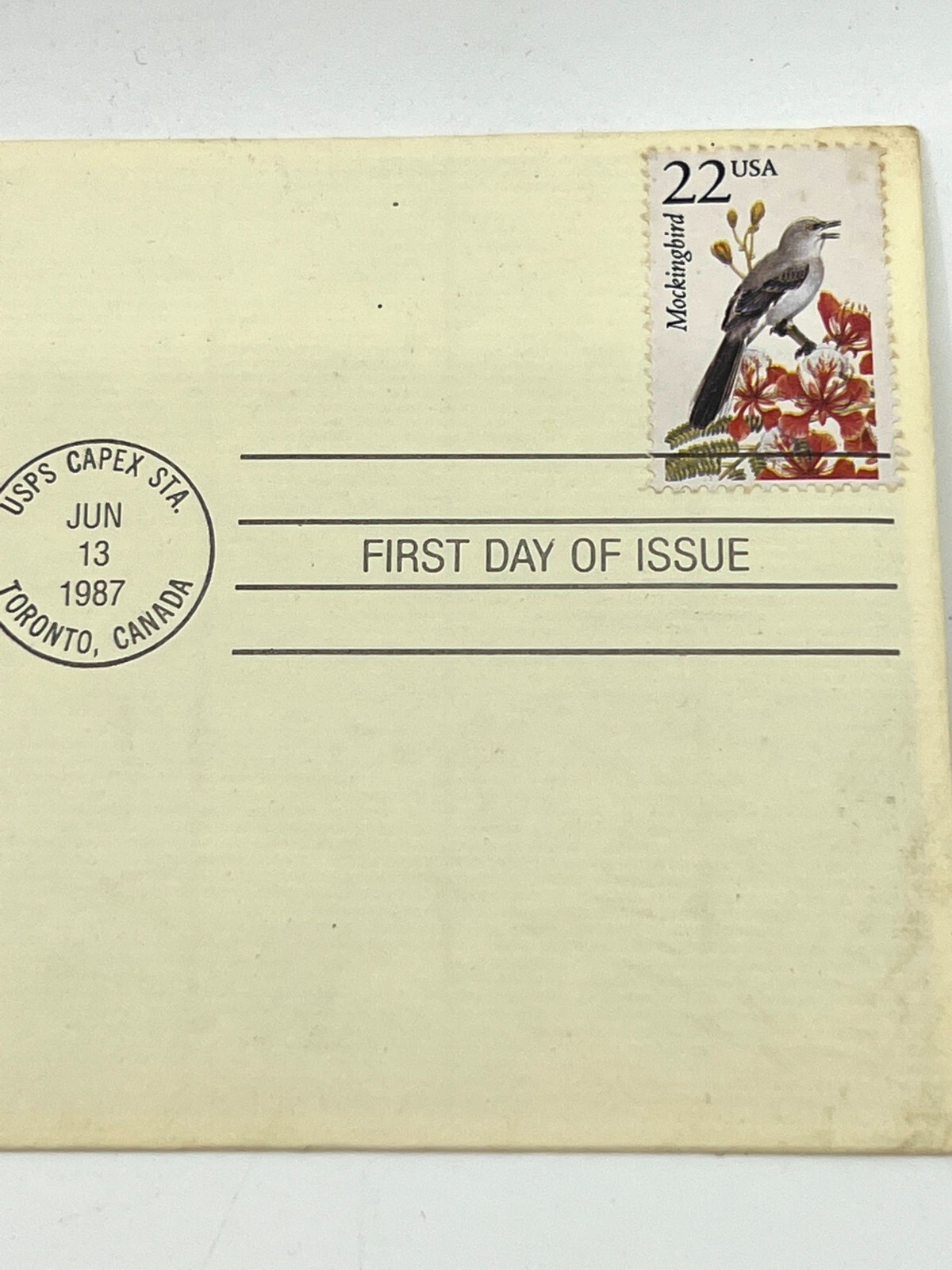 Wildlife of our 50th State Mockingbird 1st day issue Gold Replica Stamp ...