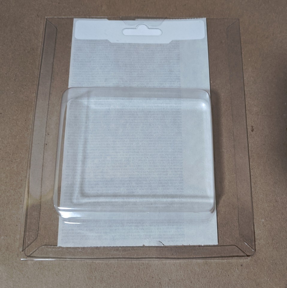 NEW 60pcs 7 1/8" x 6" Clear Plastic Hanging Display Clamshell Retail ...