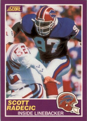 1989 Score Supplemental NFL Scott Radecic #393S | eBay