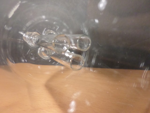 Bellco Glass 50mm Inside Diameter 2-port Aseptic Filling Bell for 1/2â ...