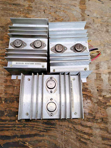 Vintage Lot of 3 Power Amplifiers Old Circuit/Electrical Boards MAKE ...