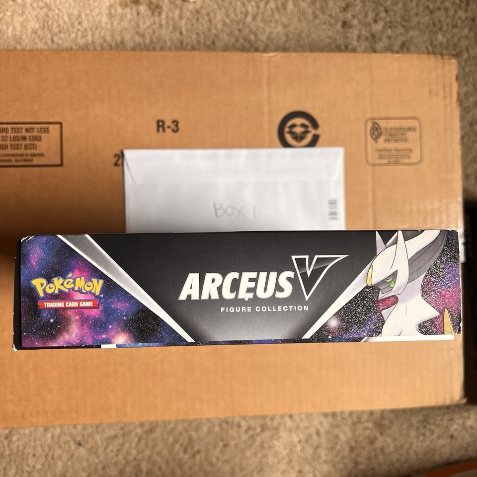 Pokémon TCG Arceus V Figure Collection Box w/Promo Card and Cosmic Eclipse Pack | eBay