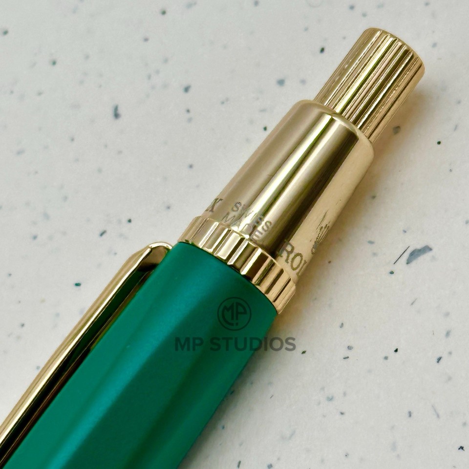 Rolex Emerald Executive Gold Hex Ballpoint Pen AD VIP Gift | eBay