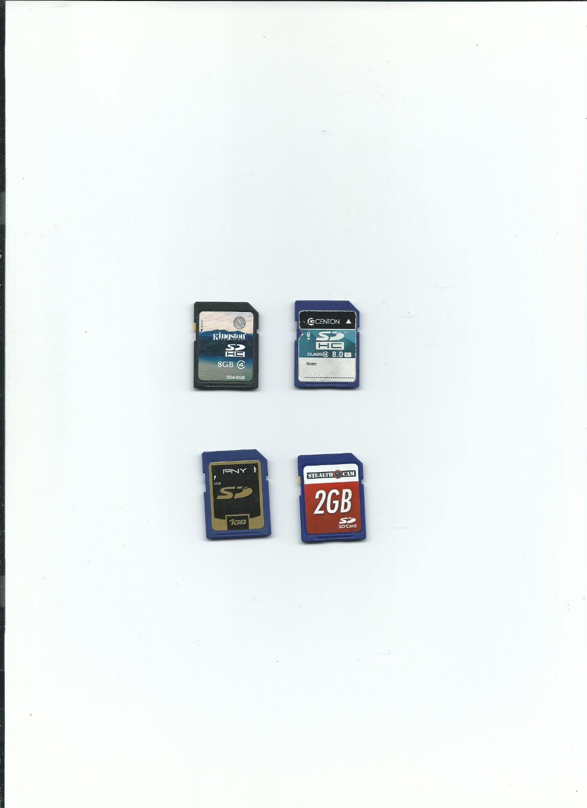 SD Card Lot- Lot of 4 cards | eBay