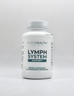 Pure Health Research Lymph System Support (60 Capsules) New & Sealed ...