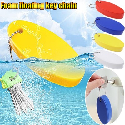 Oval Buoyant Keychain Foam Canoe Acce Keyring Buoy Keychain Water ...