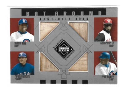 2002 Upper Deck Diamond Connection - Bat Around #BA-SGPM Ken Griffey Jr ...