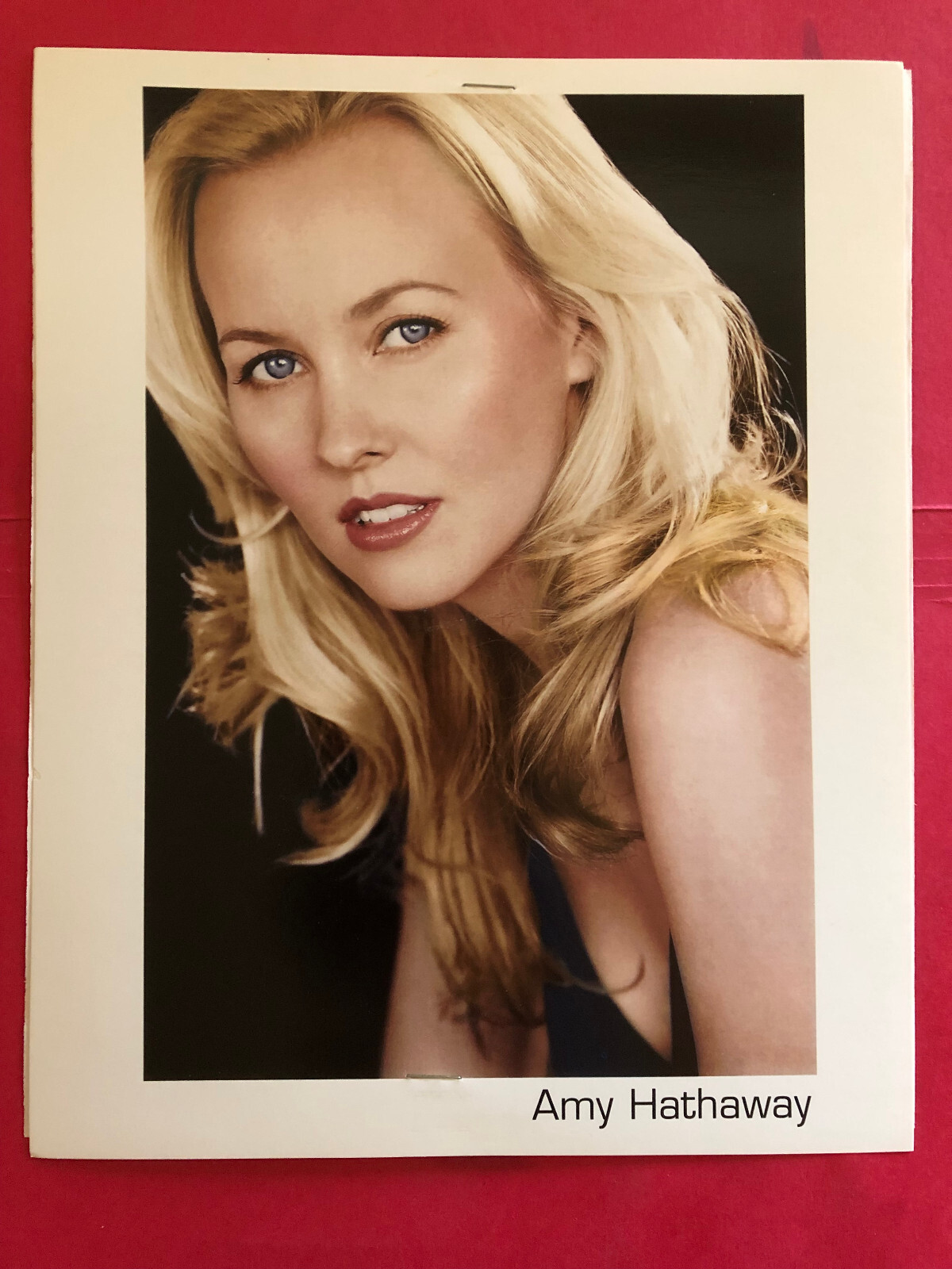 Amy Hathaway , original talent agency headshot photo W/Credits | eBay