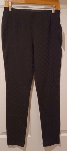 CALVIN KLEIN CK STRETCH PULL ON VELVET FEEL DOT PANTS $89 SIZE 6 | eBay