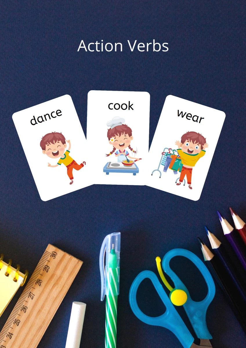 Action Verbs Flashcards