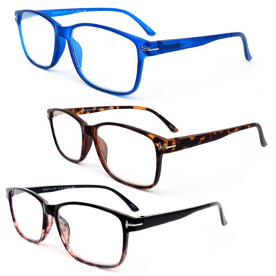 Rectangle Readers Flexible Frame Frosted Matte Finish Classic Reading ...