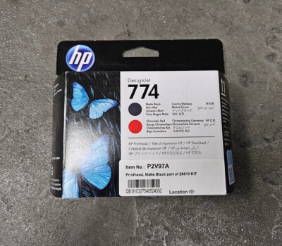HP P2V97A Genuine Printhead HP 774 Matte Black Chromatic Red 2022 Exp ...
