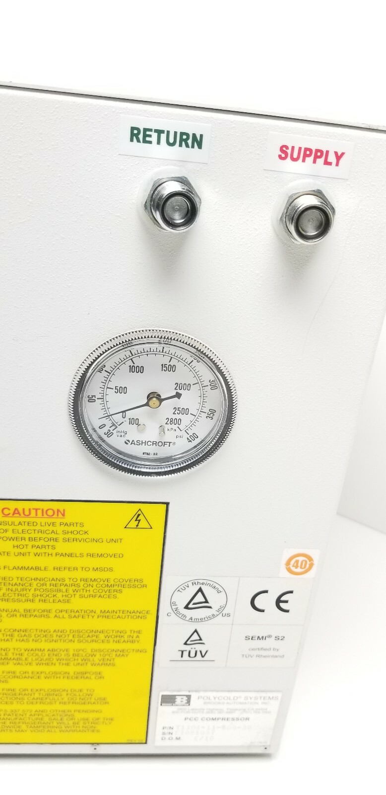 Polycold PCC Compressor P/N T1104-11-000-30 compact cooler refrigerant ...